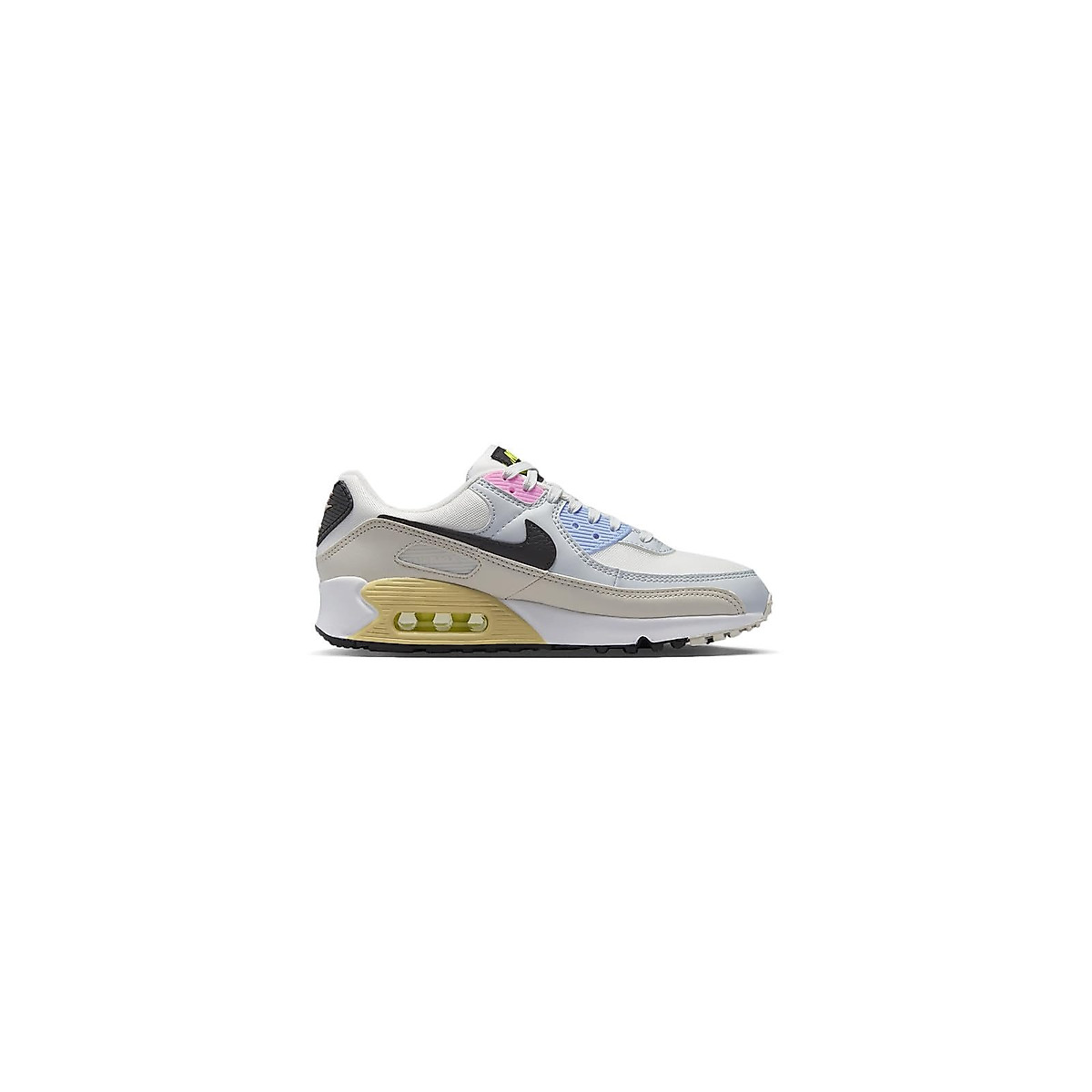 Nike Women's Air Max 90 Summit White/Black-Light Bone (DQ0374 100) - 9.5
