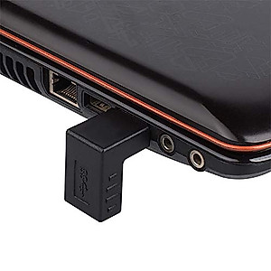 YuCool USB 3.0 Adapter and USB 3.0 Extension Cable, Left and Right Angle Extension Data Cable and Vertical Up and Down Angle Coupler Connector