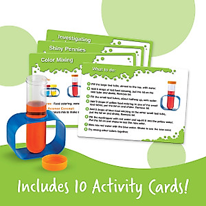 Learning Resources Primary Science Lab Activity Set - Science Kits for Kids Ages 3+ STEM Toys for Toddlers, Science Classroom Decor,Science Experiments