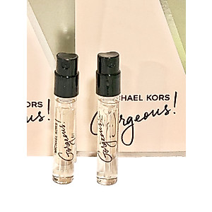 Michael Kors Gorgeous EDP Sample 1.5ml X 2 (LOT OF 2)