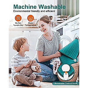 Heating Pad for Back Pain Relief with 6 Heat Settings, 4 Auto-Off, Gifts for Women Mom Men Dad, Electric Heating Pads for Cramps/Abdomen/Waist/Shoulder, Moist Dry Heat Options, 12" x 24"