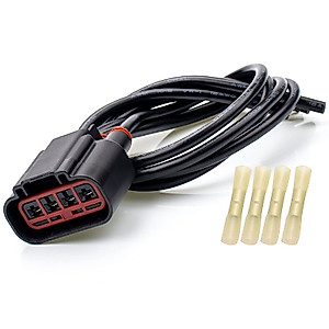 HOPUT WPT688 WPT 688 HVAC Blower Motor Resistor Connector Wire Harness Pigtail Assembly S1763 Compatible with Ford Explorer Escape Expedition Mustang Fiesta Lincoln Mark Lt Navigator, Mercury Mariner