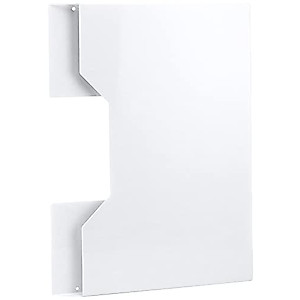 Yamazaki Home Tower Magnetic Placemat Rack/Placemat Organizer/Pocket Wall File - Steel, One Size, White