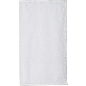 Amazon Basics 100% Cotton Quick-Dry Hand Towel, 8-Pack, White, 28" x 16"