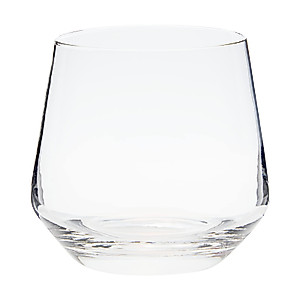 Juvale 13oz Whiskey Glasses, Double Old Fashioned Glasses for Scotch, Bourbon, Cocktails (Set of 6)