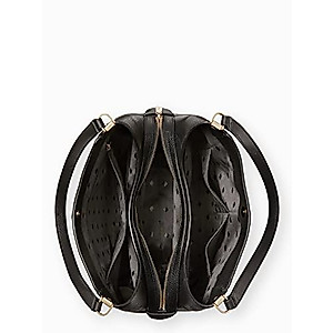 Kate Spade Leila Medium Triple Compartment Shoulder (Black)