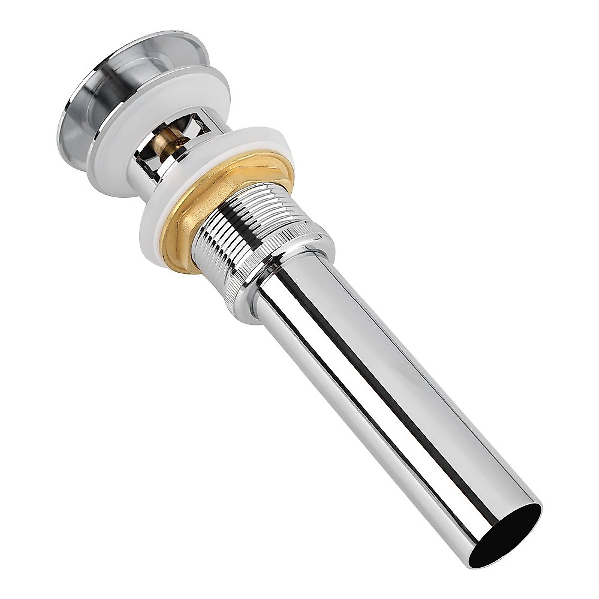 Bathroom Sink Drain Vessel Up Sink Drain Brushed with Overflow for Kitchen Bathroom