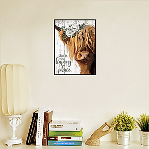 mllusxg Cow Diamond Painting Kits for Adults-Cow Diamond Art Kits for Adults, Cow Gem Art Kits for Adults for Gift Home Wall Decor(12x16inch) (1) (M354)