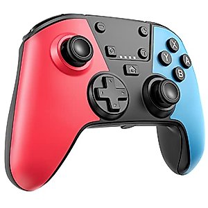 Wireless Controller for Switch/Switch OLED, Rahaat Switch Pro Controller Remote Gamepad Joystick for Switch Console with Turbo Function, Double Vibration and Gyro Axis