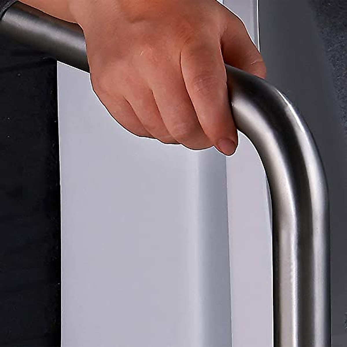 HAIZHEN Bathroom Handicap Rails Grab Bar, L Shape Stainless Steel Toilet Support Rail,Shower Assist Aid Handrails Hand Grips for Elderly/Disabled / Children/Pregant Women