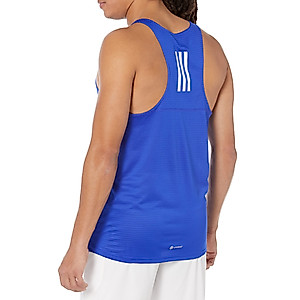 adidas Men's Own The Run Singlet, Lucid Blue, Large