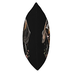 Dachshund Dogs Cute Dog Design Dachshund Mom or Dad Throw Pillow, 18x18, Multicolor