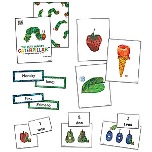 World of Eric Carle | The Very Hungry Caterpillar Learning Cards | English and Spanish, 67ct
