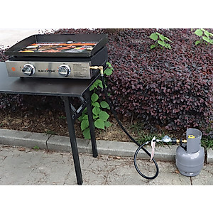 METER STAR Universal Regulator Grill QCC1 6.5 Feet Hose and Elbow Fitting Adapter Kit Propane Regulator and Hose Replacement Parts for 17" and 22" Blackstone Tabletop Griddle