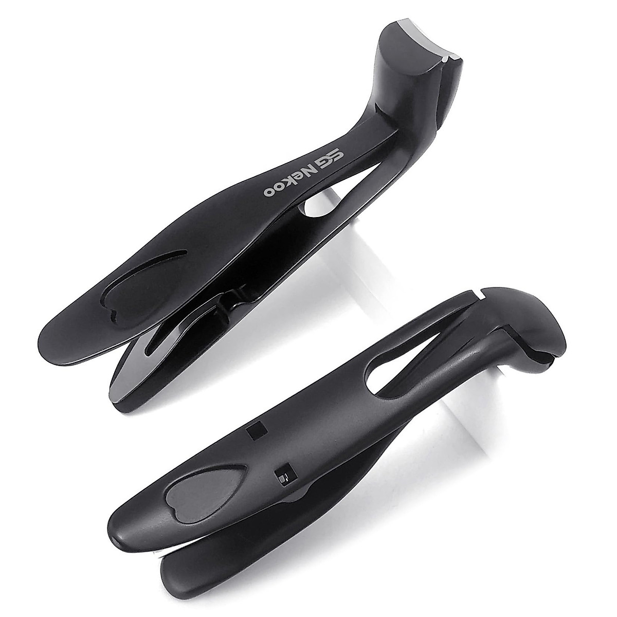 SG Nekoo Toe Nail Clippers for Thick Nails for Seniors, Angled Head Ultra Sharp Wide Jaw Opening Fingernail Clipper, Nail Trimmer with Catcher for Men Women