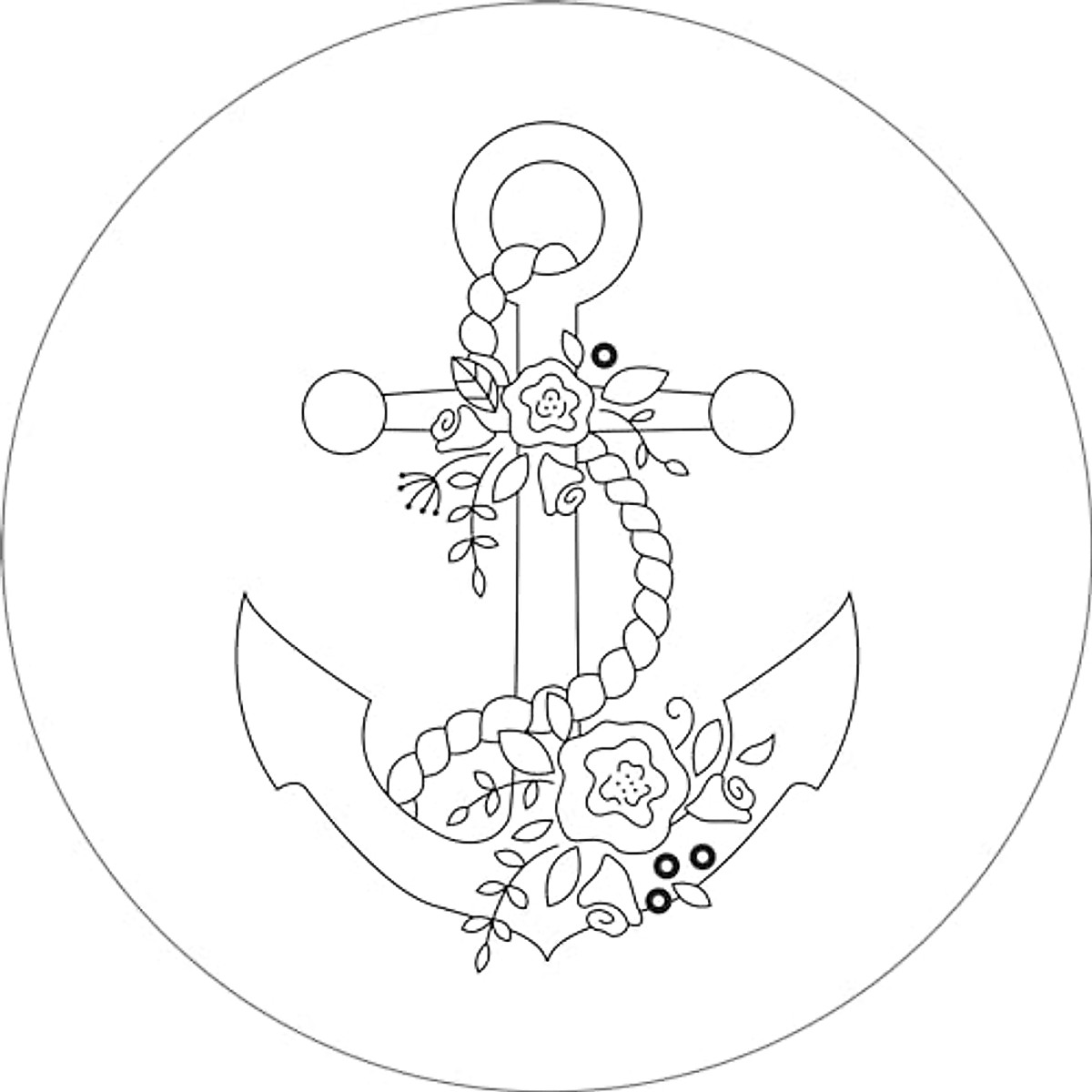 Nautical Embroidery Pattern Transfers (set of 10 hoop designs!)