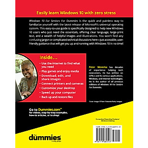 Windows 10 For Seniors For Dummies (For Dummies (Computer/Tech))