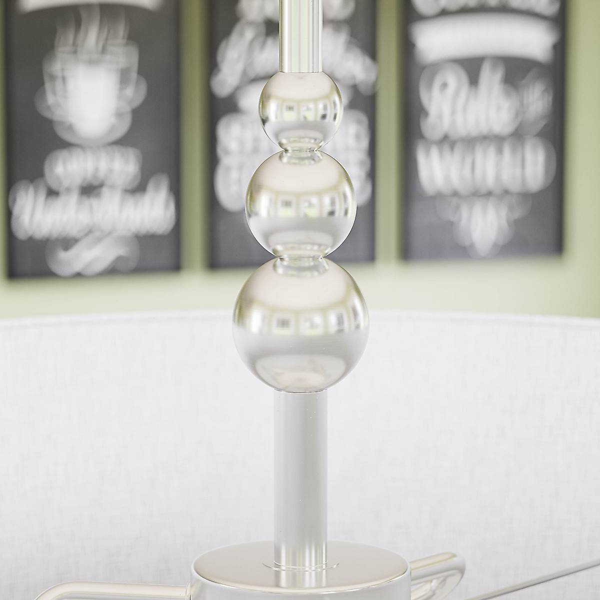 Kenroy Home Casual 3 Light Pendant ,20 Inch Height, 22 Inch Diameter with Brushed Steel Finish