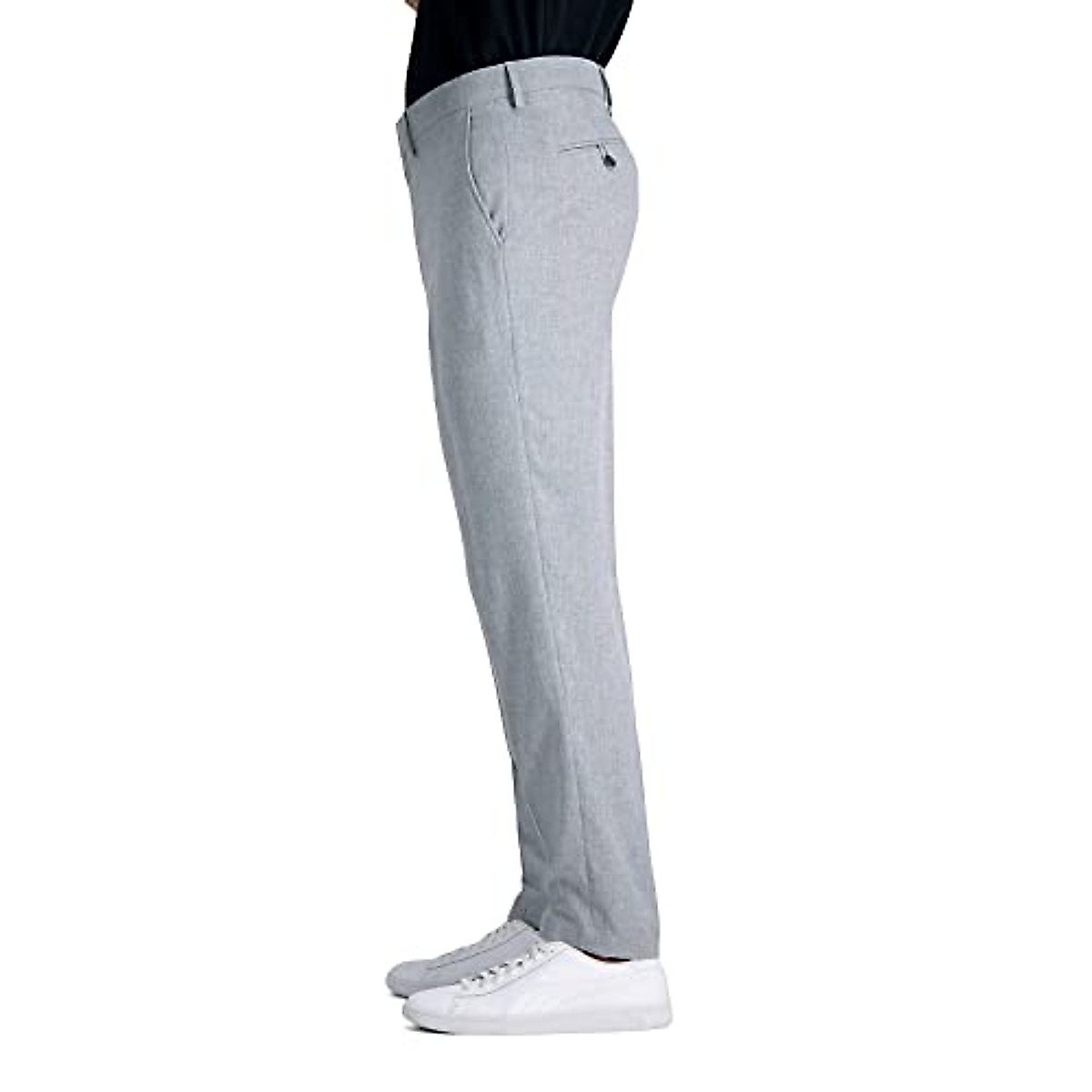 Haggar Men's Smart Wash Performance Slim Fit Suit Separates-Pants & Jackets, Light Grey-Pant, 33W x 32L