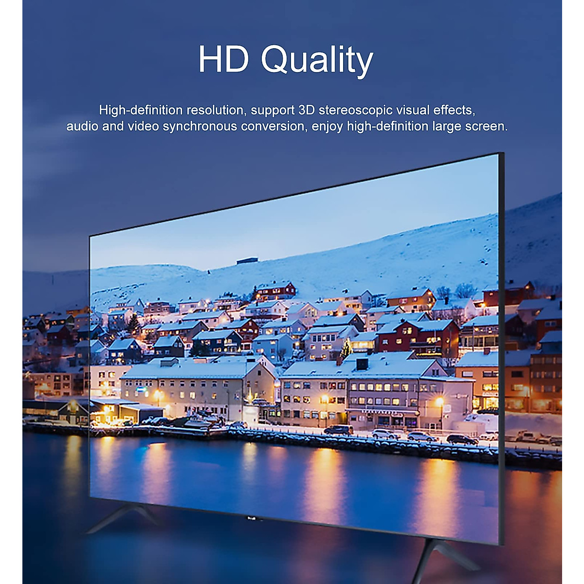 QFUP High Speed Male to Female HDMI Extension Cable for Fire TV Stick,Google Chrome Cast,Roku Stick