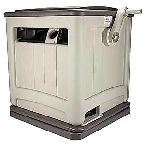 Suncast Swivel Hose Reel Storage Hideaway w/Smart Trak Hose Guide & Bin (2 Pack)