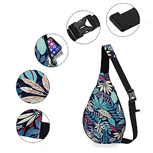 XEYOU Unisex Sling Bag Multipurpose Crossbody Shoulder Bag Travel Chest Pack for Men Women Lightweight Casual Daypacks (Cotton)