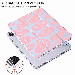 Funny Pink ipad Mini 6 8.3" 2021 Case for Girl Child,Design Cute iPad Mini 6th Gen 2021 Four-Corner Shockproof Case with Soft TPU Back Cover,[Auto Wake/Sleep + Pencil Holder],Blue
