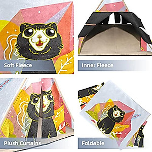 Y-DSIWX Guinea Pig Hideout Cozy Hamster House Cave for Bunny Chinchilla Hedgehog Small Animal Cat Cute