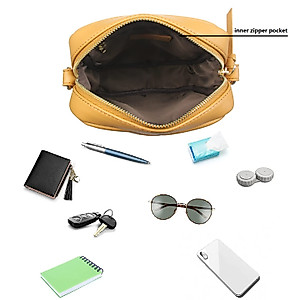 TITILT Small Crossbody Bags for Women, Ladies Cell Phone Purses Shoulder Bag with Adjustable Strap (Tan Color)