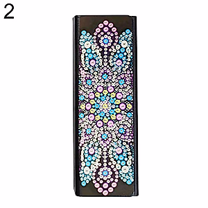 helegeSONG Diamond Painting Kit, Leather Sunglasses Case DIY Diamond Art Craft for Adults 5D Diamond Painting Kit Sunglasses Case for Women