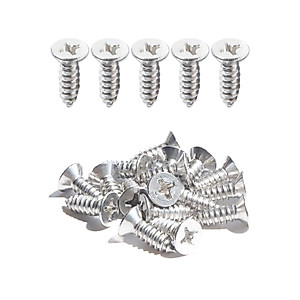 IMScrews 25pcs #12 x 3/4" (19mm) Stainless Flat Head Phillips Wood Screws 18-8 (304) Stainless Steel Countersunk Self Tapping Screws