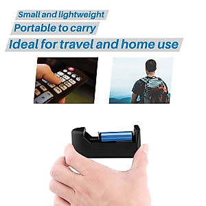 3.7V Smart Universal Rechargeable AAA AA 18650 RCR123A 14500 16340 17650 Li-ion Battery Charger for Camera/Flashlight/Laser Sight/Toys (Single Slot)