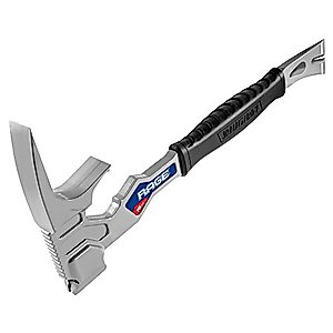 Vaughan 15 Inch Multi-Function Demolition Tool, Hammer, Nail Puller, Multi-Use, Heavy Duty Construction, DIY Hand Tools - Blue 050042