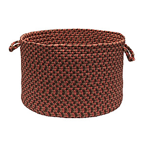 Tiburon Utility Basket, 18 by 12-Inch, Rusted Rose