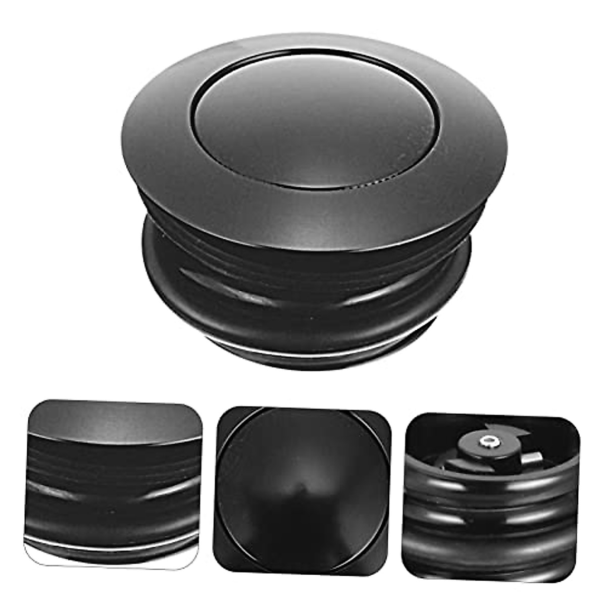 ERINGOGO 3 pcs fuel tank cap gas cap cover metal pop- cap fuel filler door Motorbike Fuel Tanks Covers motorcycle gas tank door Fuel Tank Covers Gas Cover steel fuel tank door