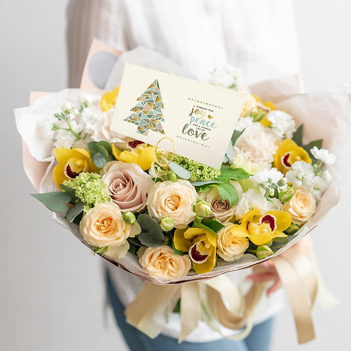 30pcs Metal Wire Floral Place Card Holder, Photo Clip Round Flower Favor Card Holder Metal Wire Photo Memo Holder Metal for Shower Party Favor