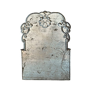 All Chic Metal Wall Planter Wall Mount Planter Wall Metal Hanging Planter Wall Vases for Flowers Planters for Outdoor Plants for Farmhouse Wall Decor (Rustic)