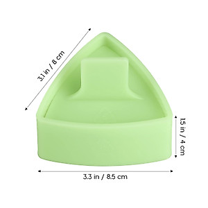 UPKOCH Triangle Sushi Mold, Rice Ball Maker, Non-stick Onigiri Press, Sushi Mold Maker, Light Green