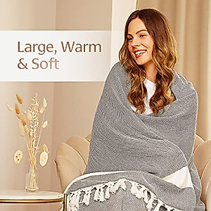 Luxurious Turkish Cotton Blanket - Soft, Large, Lightweight, and Breathable - Boho Style for Bed, Couch, and Home