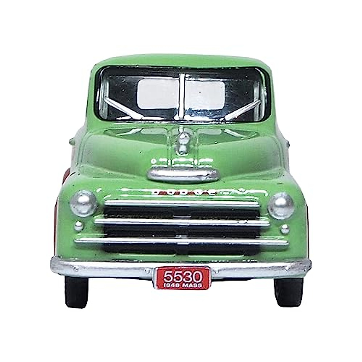 1948 B-1B Pickup Truck Green Dan's Service Garage 1/87 (HO) Scale Diecast Model Car by Oxford Diecast 87DP48003