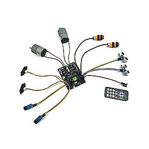 PN00218-CYT9 Cytron Dual-Channel 10A Motor Driver + Arduino IDE Compatible ATmega328 Microcontroller + Sensor Interfaces All-in-one Sumo Robot Board URC10