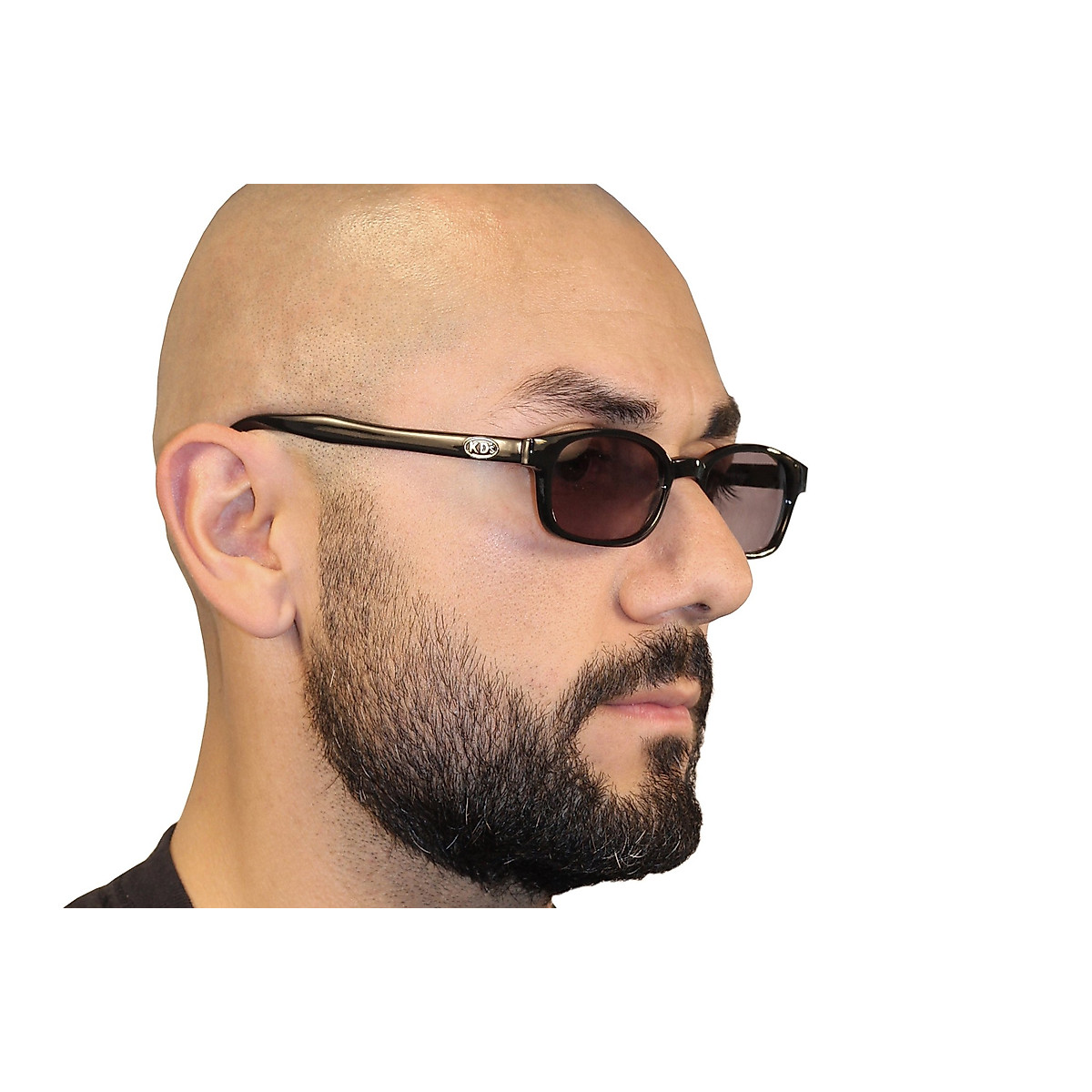 Pacific Coast Original KD's Biker Sunglasses (Black Frame/Smoke Lens)