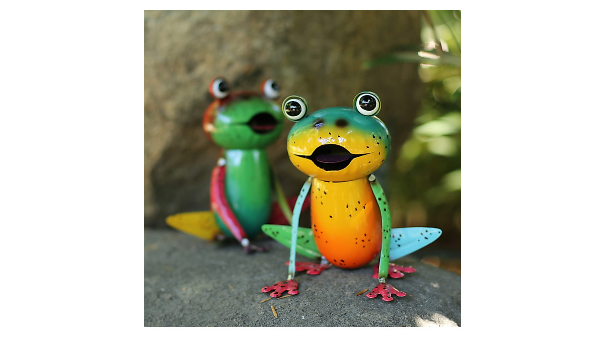 Brighten Your Garden with Cute Frog Yard Art