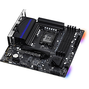 ASRock B760M PG Riptide Intel 12th & 13th Generation CPU (LGA1700) B760 Chipset, DDR5 Micro ATX Motherboard