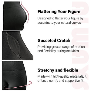 ALWAYS Women's Seamless Biker Shorts - High Waisted Yoga Running Athletic Workout Short Pants Fuchsia Small