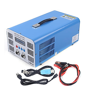 Battery Tester Electronic Load 0.1-40A Large Current Lithium Battery Charge Discharge Capacity Tester, Time/Cut-Off Current/Manual Charge Discharge Termination