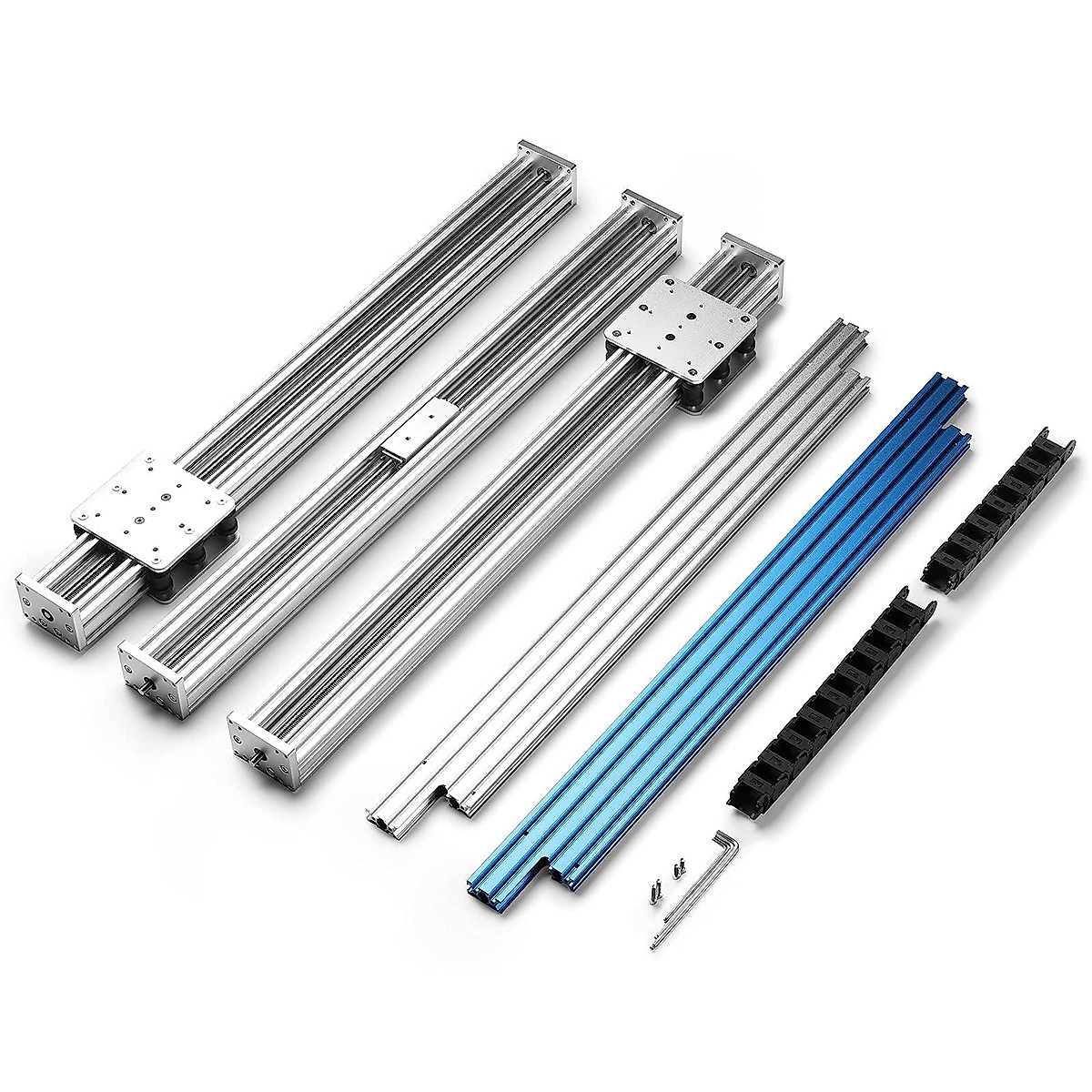 Genmitsu CNC Router Machine PROVerXL 4030 XY-Axis Extension Kit & Aluminum Spoilboard Upgraded Accessories, Expand from 4030 to 6060 (24”x 24”)