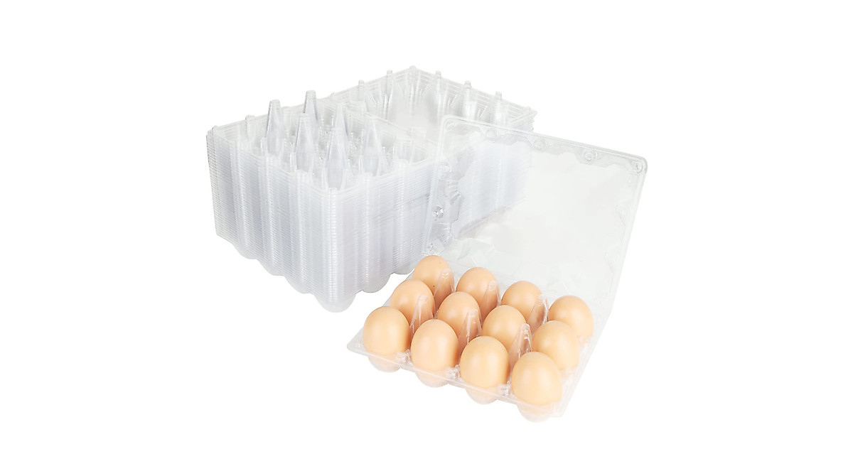 Bulk Plastic Egg Cartons: 40 Packs for Safe Storage