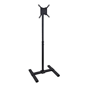 Mount-It! Portable TV Floor Stand | Universal Pedestal for 13-42 Inch TVs and Monitors | Height Adjustable 29.5-52 Inches | VESA up to 200x200 mm | Lightweight Indoor & Outdoor TV Mount with Tilt