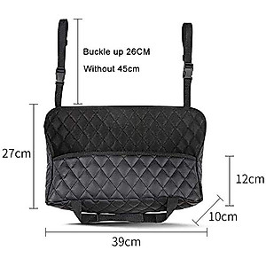 Car Seat Storage and Handbag Holding Net Hanging Storage Bag Between Car Seats,Barrier of Back Seat Pet Kids
